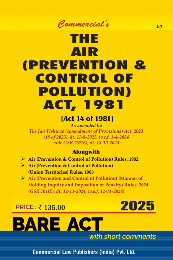 Air Prevention and Control of Pollution Act, 1981 As Amended by The Jan ...